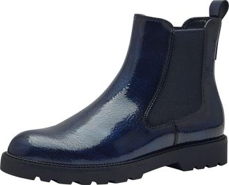 Tamaris Damen Chelsea Vegan; NAVY PATENT, EU 38