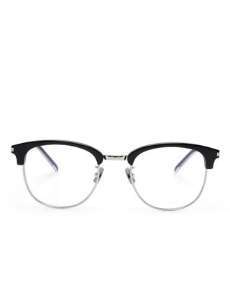 Saint Laurent Eyewear lunettes de vue à monture pantos - Noir