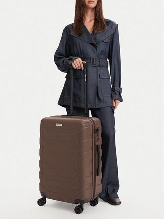 Gino Rossi Mittlerer Koffer CEO-GIN-MS-002-M Dunkelbraun