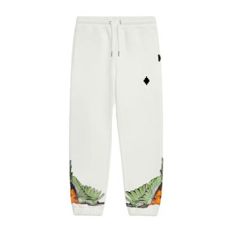 Marcelo Burlon Herren, Hosen, Beige, 2XLGr&ouml;&szlig;e