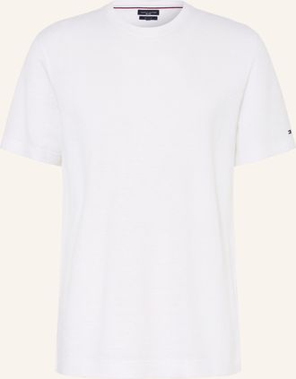 Tommy Hilfiger T-Shirt Aus Leinen weiss