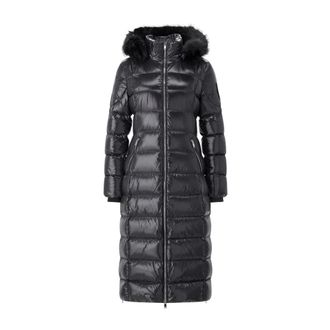 Moose Knuckles Langer gesteppter Daunenmantel - - Coats - Damen - Schwarzk - S