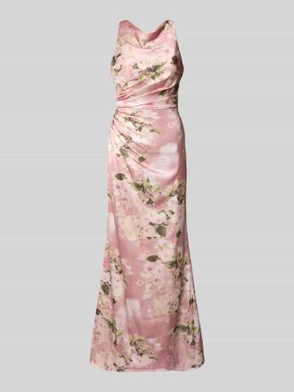Mascara Abendkleid mit Wasserfall-Ausschnitt