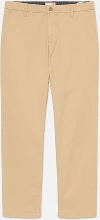 Timberland Claremont Chinohose aus Twill mit geradem Bein f&uuml;r Herren in Beige, Herren, Beige, Gr&ouml;&szlig;e