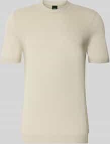 HUGO BOSS Regular Fit T-Shirt aus Baumwoll-Mix Modell MOMENTUM-LITE