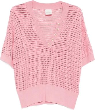 Varley haut Callie en maille - Rose