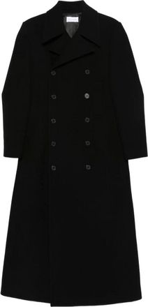 The Nina Studio Femme, Manteaux, Noir, Taille: 36 FR Parma Double-Breasted Coat