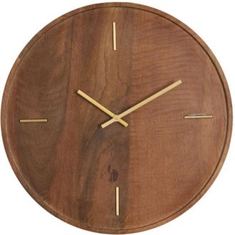 Light & Living Horloge Light & Living VETI en bois de manguier dans une