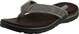 Skechers Supreme Bosnia, Mules homme, Marron (Choc), 48.5