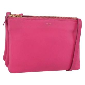Celine Sac bandouli&egrave;re en cuir Pre-owned - Femme - Pre-owned - Rose - Taille: ONE Size
