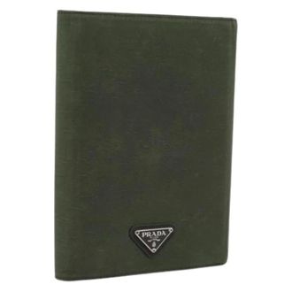 Prada Pre-owned Couverture de agenda - Femme - Pre-owned - Vert - Taille: ONE Size