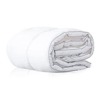 Subrtex Einzelbett-Matratzenauflage, 5,1 cm dick, tief, Einzelbett-Auflage, gefüllt mit weicher Mikrofaser für Druckentlastung, maschinenwaschbar und hypoalle