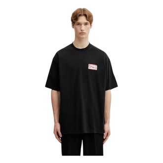 VETEMENTS Sticker T-Shirt - - Tops - Herren - Schwarzk - S