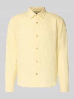 GAP Regular Fit Leinenhemd mit Kentkragen