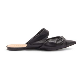 Carrano Lederslipper im Ciabatta-Stil - - Shoes - Damen - Schwarzk - 37 EU