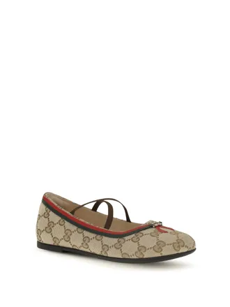 Gucci GG Canvas Ballet Flat - Multicolor
