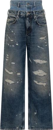 Dolce & Gabbana Femme, Jeans, Bleu, Taille: 42 FR Jean double taille