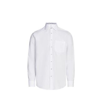 Seidensticker Regular-Baumwollhemd in Weiß