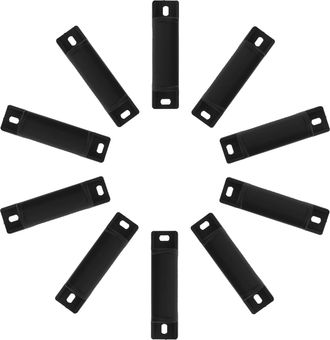 BESPORTBLE 10 St&uuml;ck Gleitpolster f&uuml;r Gaming und Relaxsessel Fu&szlig;st&uuml;tzen Aufs&auml;tze aus Robustem Kunststoff Schwarz f&uuml;r Hochst&uuml;hle und B&uuml;rost&uuml;hle Ersatzteile f&uuml;r Ein