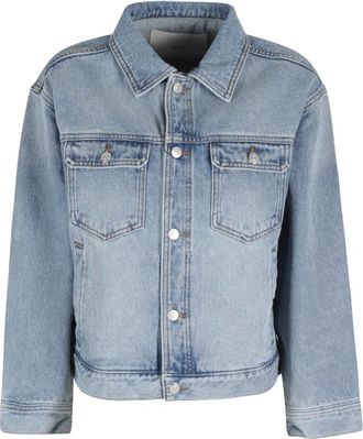Dunst Femme, Vestes, Bleu, Taille: 40 FR Veste Trucker en Denim