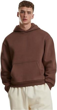 Urban Classics Tb6750-fluffy Hoody Maillot de surv&ecirc;tement, Marron Chocolat, L Femme