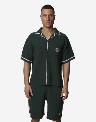 Good For Nothing Chemise en maille avec col &agrave; revers - Vert