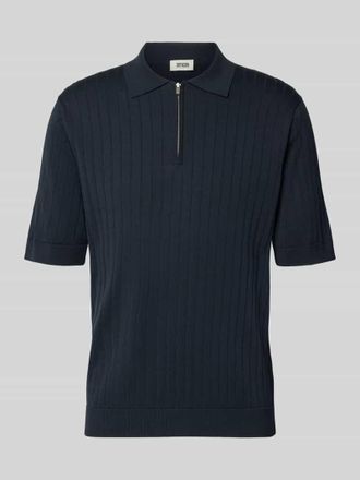 Drykorn Regular Fit Poloshirt mit kurzem Rei&szlig;verschluss