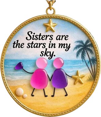 Generic Freundschaftsbaum-Anhänger aus Acryl, 2D-Anhänger - klare, leichte Hängedekoration, für die Feiertags- und Winterdekoration, langlebige reflektierende