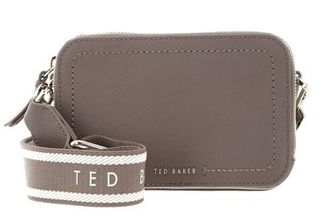 Ted Baker Cuir sac &agrave; &eacute;paule bandouli&egrave;re Linzie Webbing Leather Crossbody Camera Bag Taupe