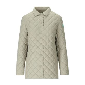 Save The Duck Beige Libra Steppjacke mit Diamantsteppung - - Jackets - Damen - Beige - M