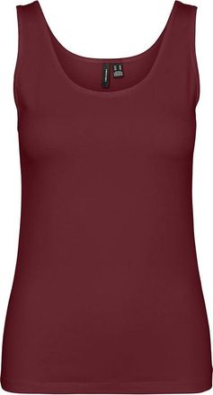 Vero Moda Damen Vmlulu Uu Tank Top JRS Ga Noos, Tawny Port, X-Small