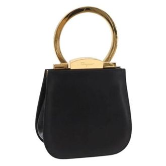 Ferragamo Mini sac Pre-owned - Femme - Pre-owned - Noir - Taille: ONE Size