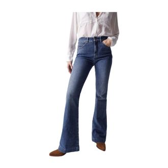 Salsa Faith Flare Push In Jeans - - Jeans - Damen - Blau - W25 L34