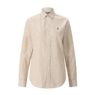 Polo Ralph Lauren Femme, Chemises, Brun, Taille: 42 FR Casual Shirt