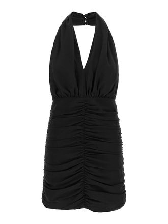 Rotate Knielanges Kleid - Schwarz