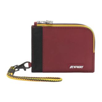 K-Way unisex, Accessoires, Rouge, Taille: ONE Size Portefeuille Polyvalent Léger avec Fermeture Éclair