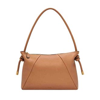 Fossil Willa Leder oder Nylon Handtasche für Damen, Zimt