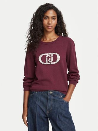 Liu Jo Pullover TF6261 MS63L Dunkelrot Regular Fit