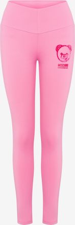 Moschino Leggings en tissu technique Moschino Teddy Bear - Rose
