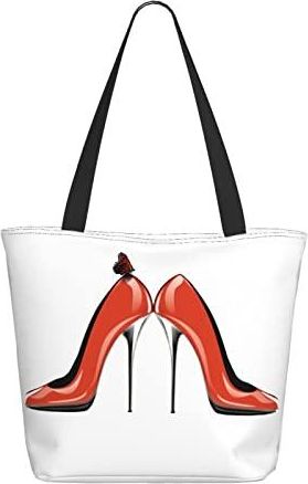 AOOEDM Chaussures &agrave; talons hauts rouges Butterfly Ladies Shopping Bag 13x11x7in.Le cadeau parfait pour la Saint-Valentin.Cest de la Saint-Valentin pour maman