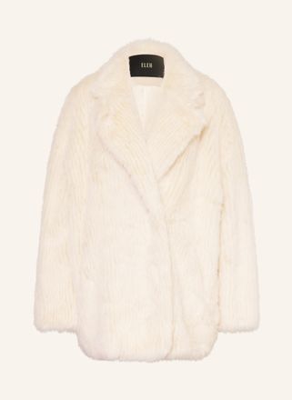 Eleh Eleh Kunstfell-Mantel weiss