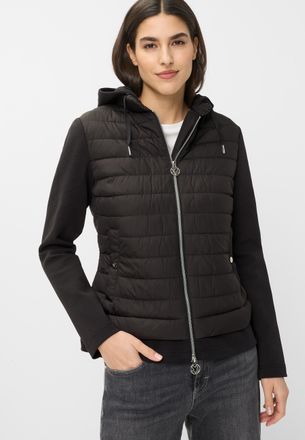 Fuchs Schmitt Steppjacke FUCHS SCHMITT, Damen, Gr. 36, schwarz, Web, Obermaterial: 100% Polyester, unifarben, normal normal, Rundhals, eingesetzt abgesteppte Kante,