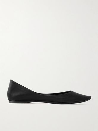 Saint Laurent Ballerines En Satin Lou - Noir