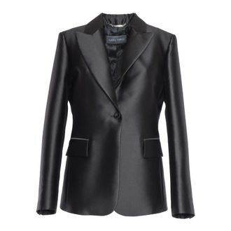 Alberta Ferretti Damen, Jacken, Schwarzk, LGr&ouml;&szlig;e