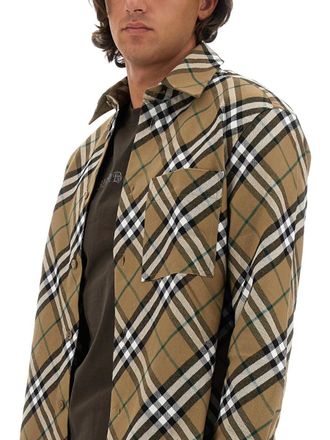 Burberry Check Pattern Cotton Shirt - Multicolor
