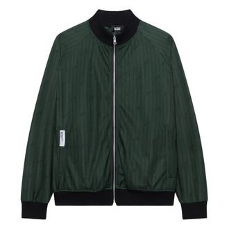 GCDS Triacetate Pinstripe Track Jacket - - Jackets - Damen - Gr&uuml;n - M