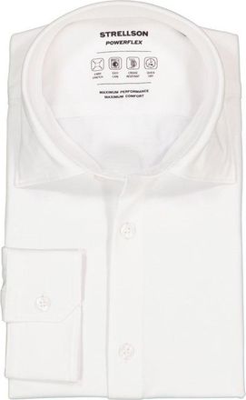 Strellson Herren Hemd wei&szlig; Jersey