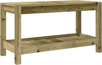vidaXL Vidaxl - Banc de jardin 82,5x35x45 cm bois de pin imprégné
