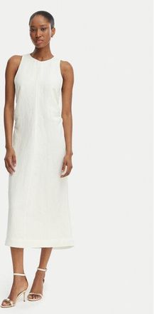 HUGO BOSS Sommerkleid C_Delinna 50559243 &Eacute;cru Regular Fit