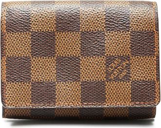 Louis Vuitton portefeuille Damier Èbene (2006) - Marron